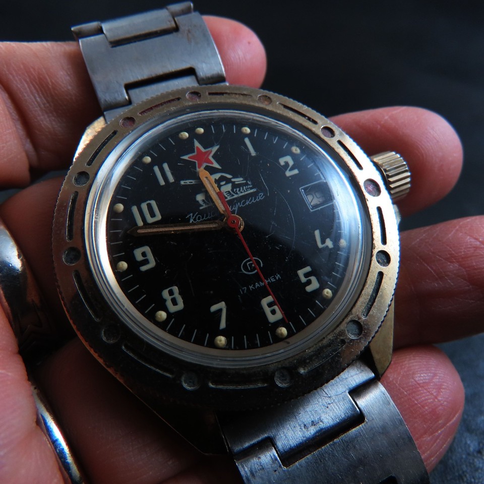 CCCP USSR Army Military Manual Winding Men Watch (Need Service) | eBay