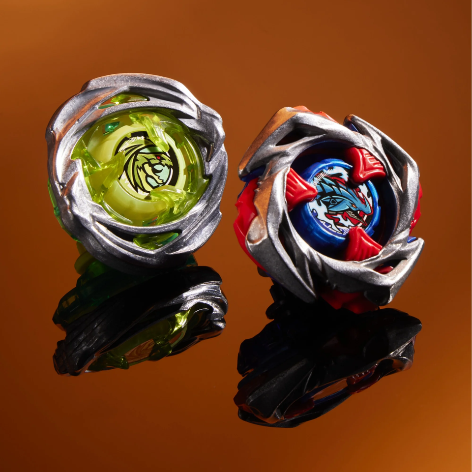 Beyblade X Drop Attack Battle Set Impact Drake 9-60LR & Hover Wyvern 3 ...