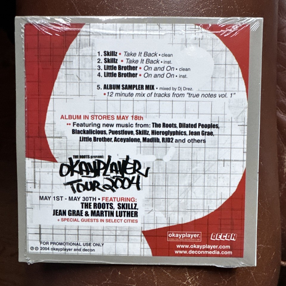 Okayplayer: True Notes Promo CD Little Brother Skillz The Roots Sealed ...