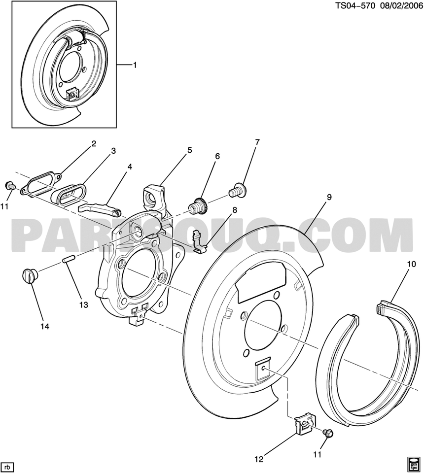 2WD blazer s10 jimmy g body rear disc brake backing plates set GM 10 12 ...