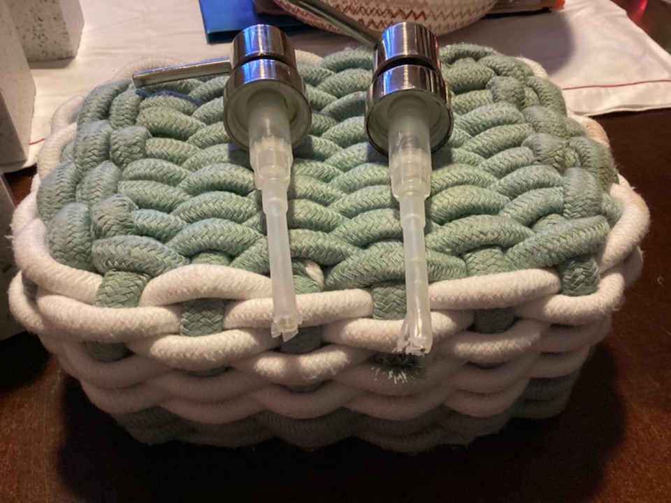UGG SPECKLED STONE BATHROOM ACCESSORIES LOT SET | eBay