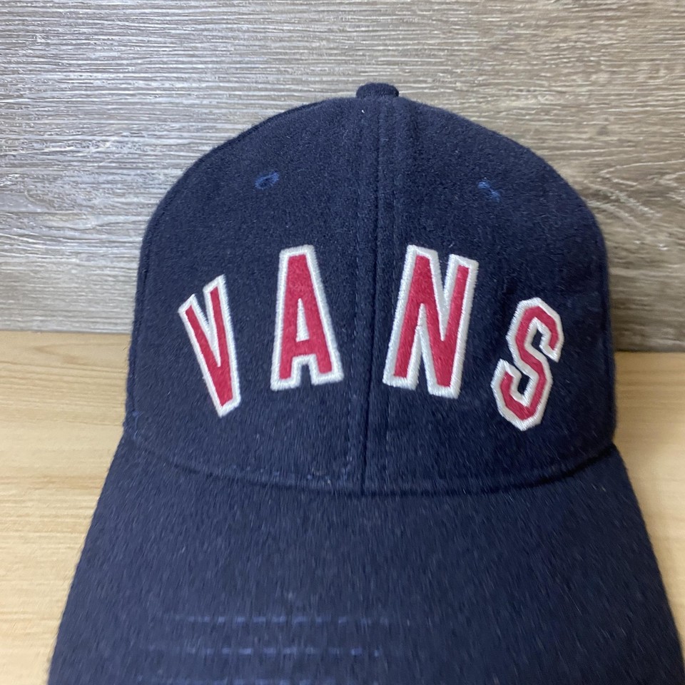 Vans Hat Cap Strap Back Wool Embroidered Letters Skateboarding Mens | eBay