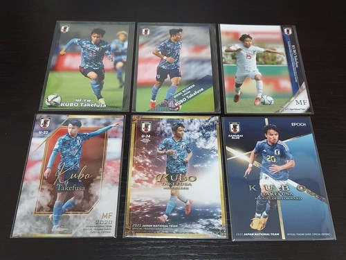 Kubo Takefusa Card Set Of 6 Japan National Team Fc Tokyo Yokohama F ...