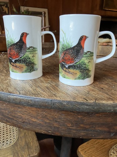 Dunoon Bone China Mugs Jack Dadd Design Grey Partridge | eBay