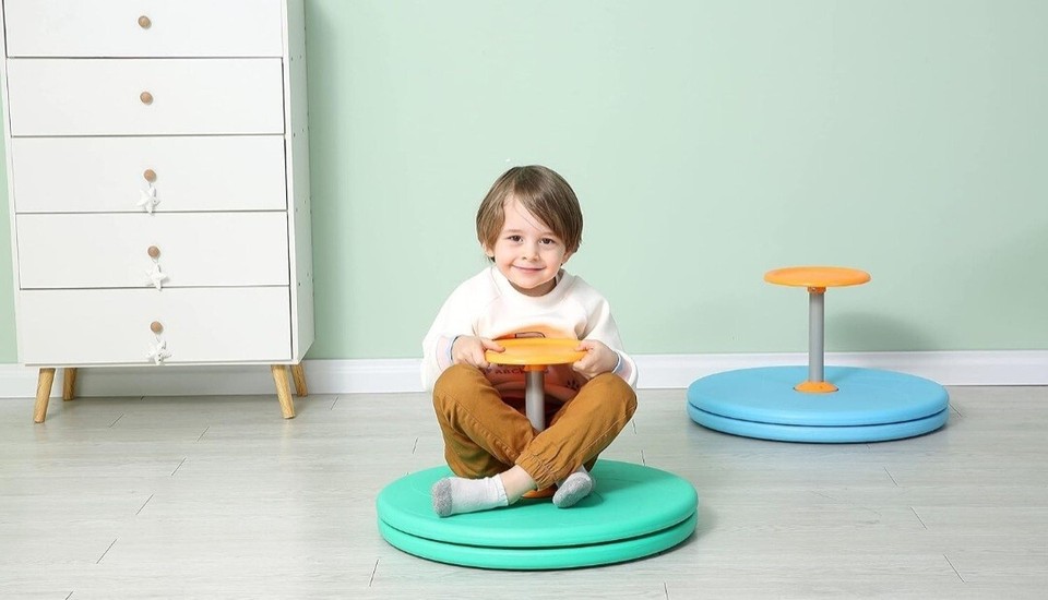 Kids Spinner-X Seated Spinner Sensory Sit Toy Bigger Size and Durable ...