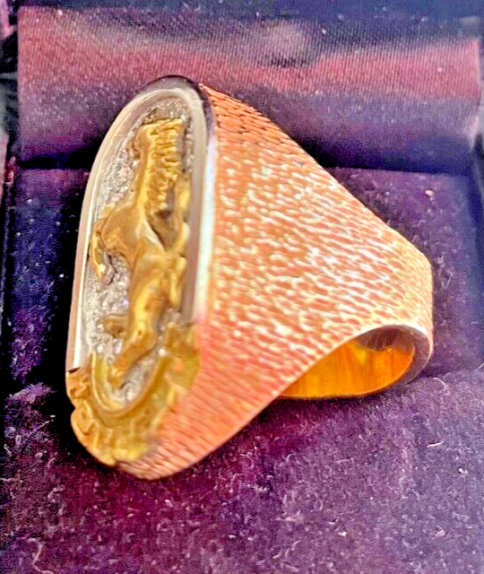 FERRARI ONE OF A KIND GOLD & DIAMOND RING-SUPER DISCOUNT | eBay