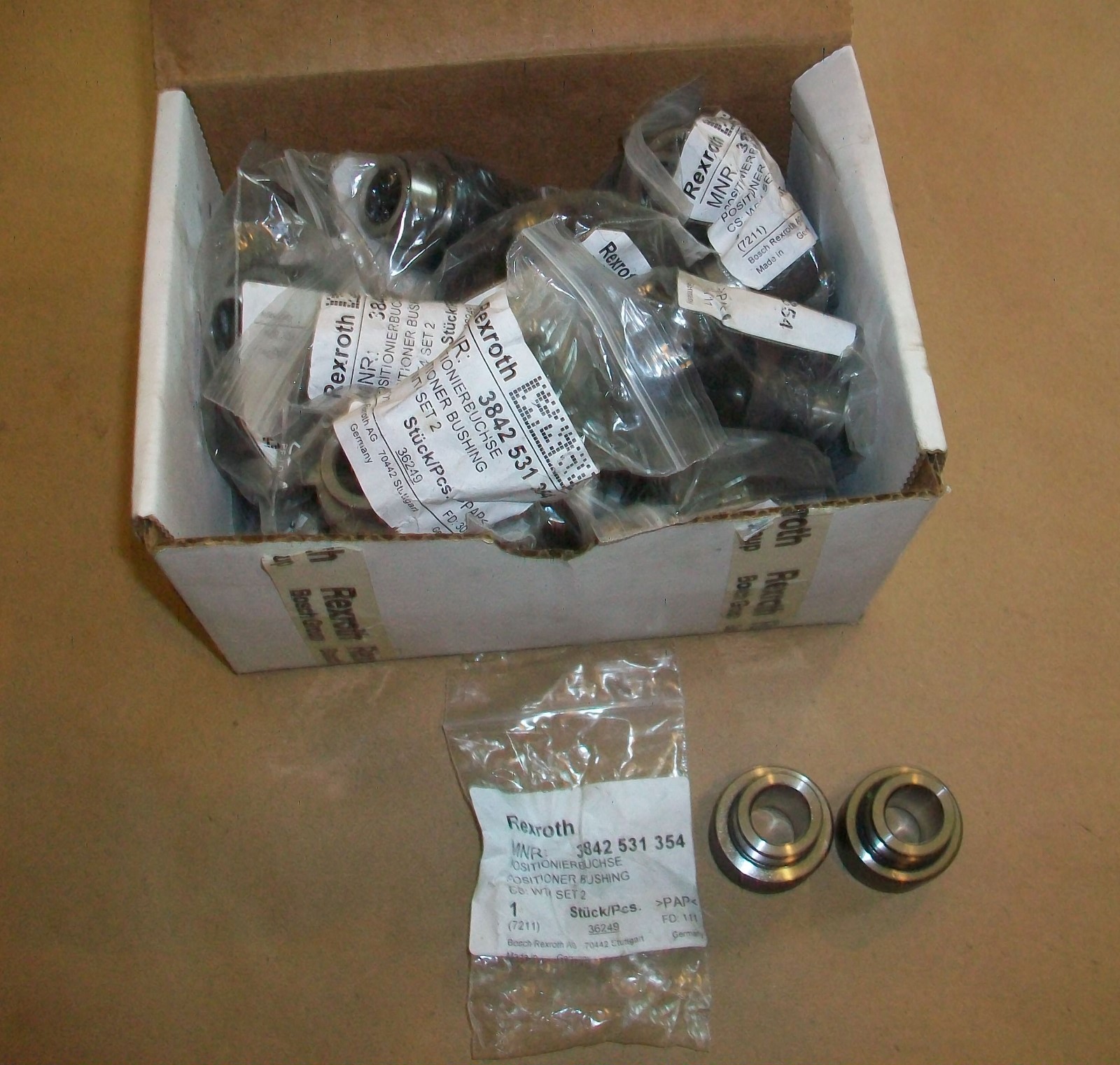 18pc Rexroth Positioner Bushing 3842 531 354 NEW IN BAG | eBay