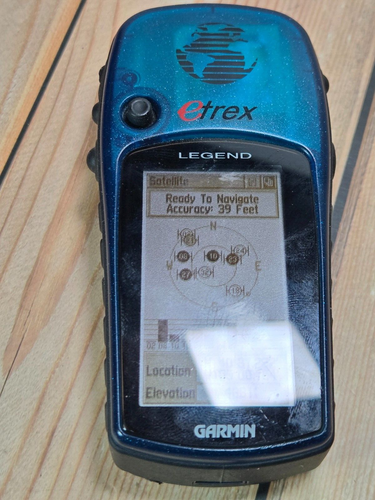 Garmin eTrex Legend Handheld GPS Unit Blue w/ Batteries | eBay