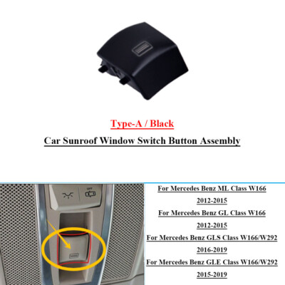 Sunroof Window Switch Button For Benz GLE GLS Class W166 W292 2016-2019 ...