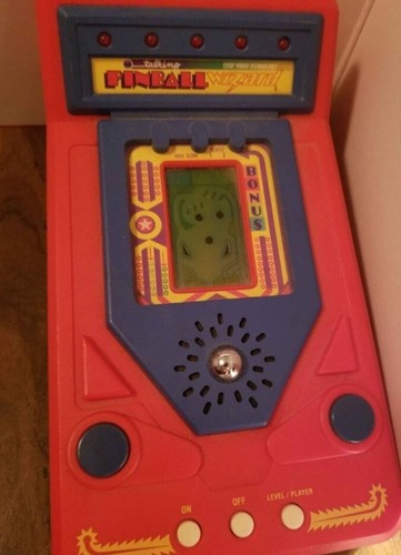 Vintage 1988 Vtech Talking Pinball Wizard Electronic Handheld game ...