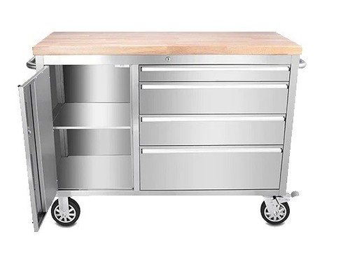 Tool Chest - 1.2m Workbench Base Unit - Stainless Steel | eBay