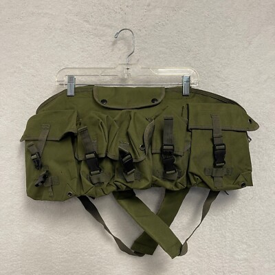 Taigear Olive Military Green 5 Pocket Large Magazine Bandolier Harness ...