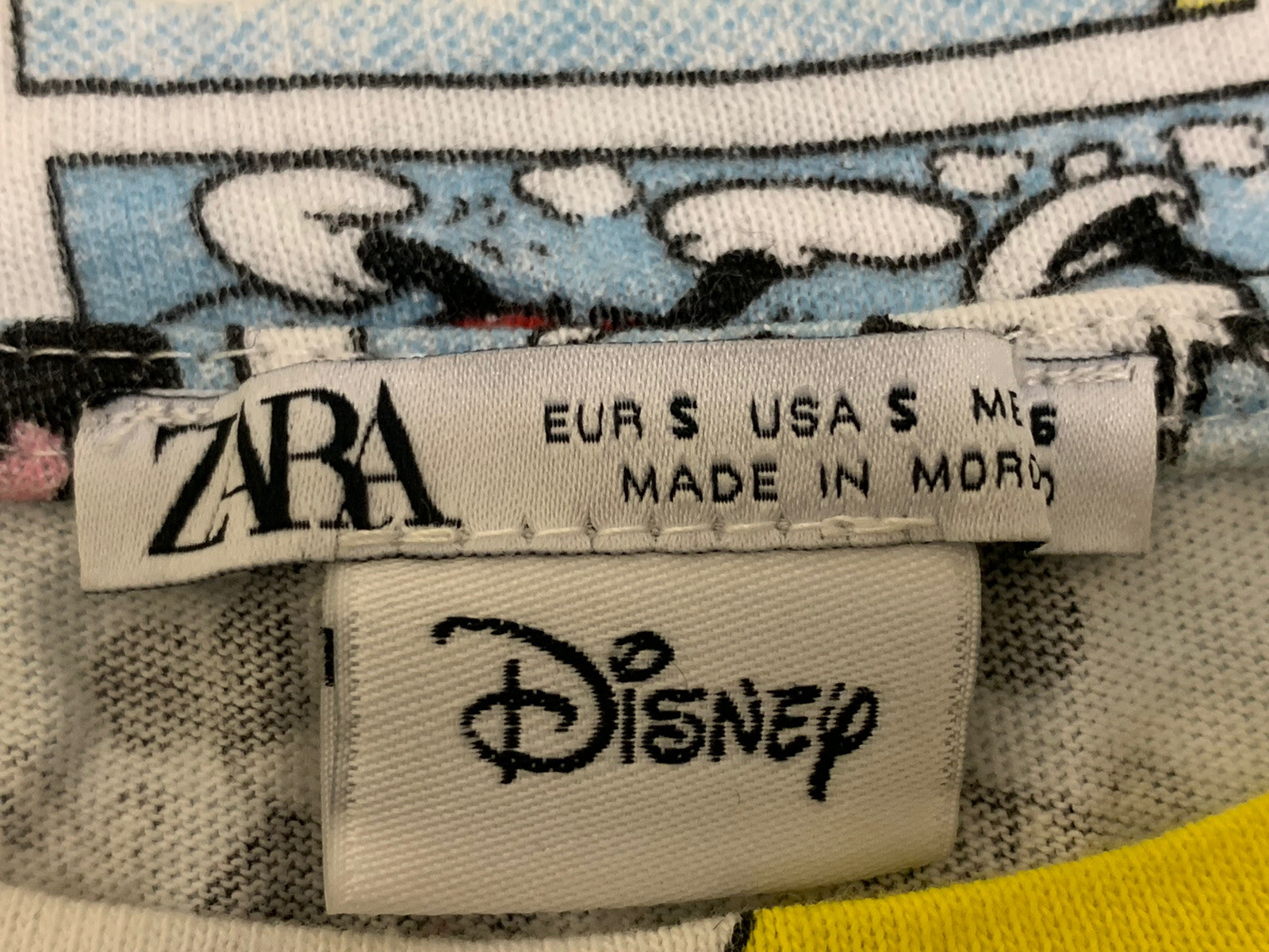 Zara Disney Mickey Minnie Mouse Comics Cartoon Come… - Gem