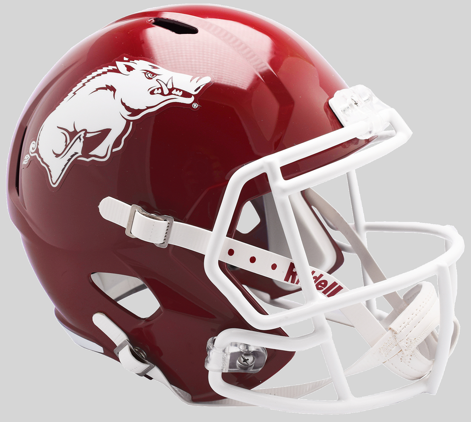 ARKANSAS RAZORBACKS NCAA Riddell SPEED Authentic Football Helmet | eBay