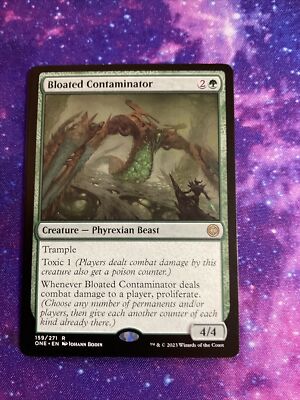Bloated Contaminator NM Phyrexia: All Will Be One Rare Green Toxic ...
