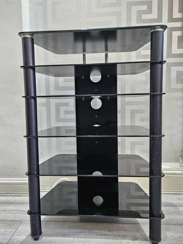 HiFi Racks and Stands Audio Rack Cabinet AV Shelf TV Table Stand 5 ...