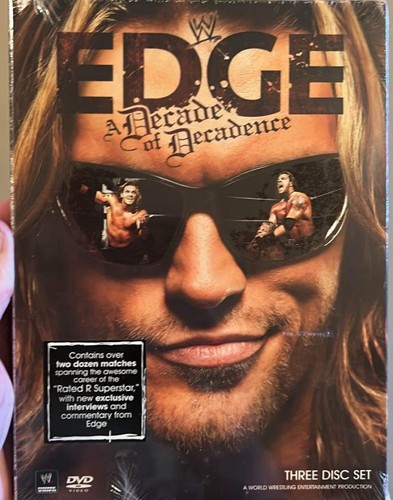 WWE Edge Decade of Decadence Ultimate Fan Edition 2008 Three Disc Set ...