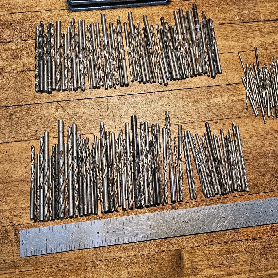 Steel Alloy Drill Bit Index 1-60 & Bits HSS Cobalt Mixed Lot & INDEX ...
