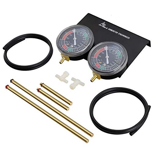 Motorcycle Vacuum Carburetor Synchronizer Carb Sync Gauge 2 Cylinder ...