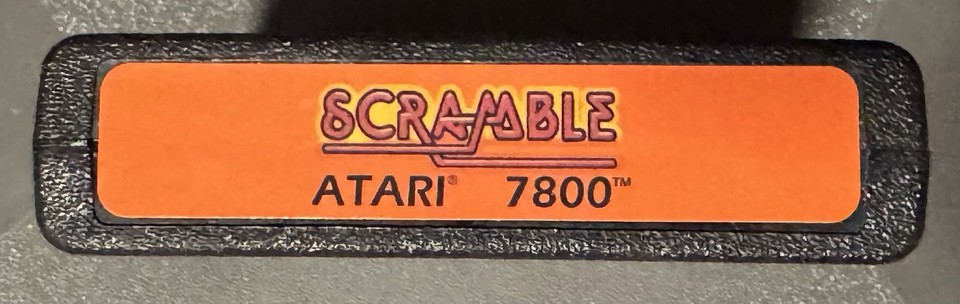 Rare Scramble Homebrew Atari 7800 Discontinued By AtariAge w/ Manual | eBay