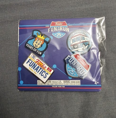 Fun on the Run: Funko Pop! Pins - Funko Fun on the Run 4-Pack Set | eBay