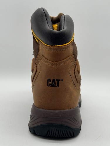 NEW CATERPILLAR Diagnostic Hi SZ 12 W MEN STEEL TOE IN DARK BEIGE ...