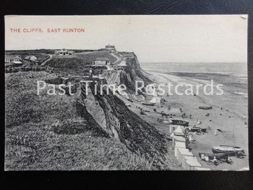 Norfolk EAST RUNTON The Cliffs showing Cliff Houses - Old Postcard by ...