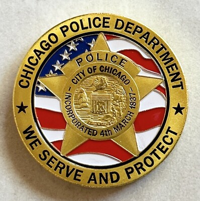Chicago Police Department Challenge Coin - We Serve And Protect | eBay