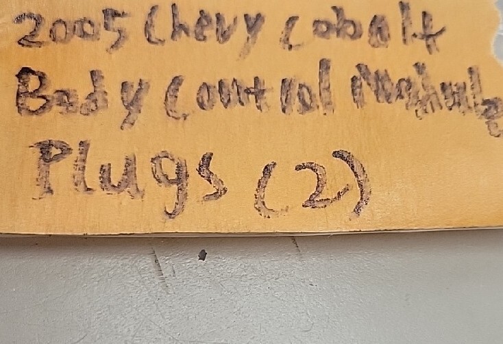 2005 Chevy Cobalt BCM Body Control Module 15247502 Plugs | eBay