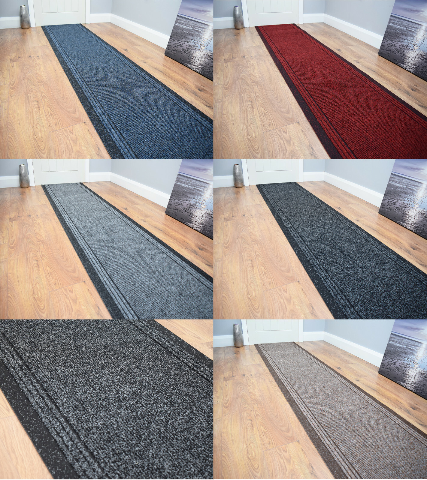 Industrial Carpet Runner Hallway Entrance Mats Rugs Large Small Non ...