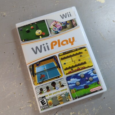 Wii Play~Nintendo Wii Game~Complete~Pool,Tennis,Billiards,Fishing ...