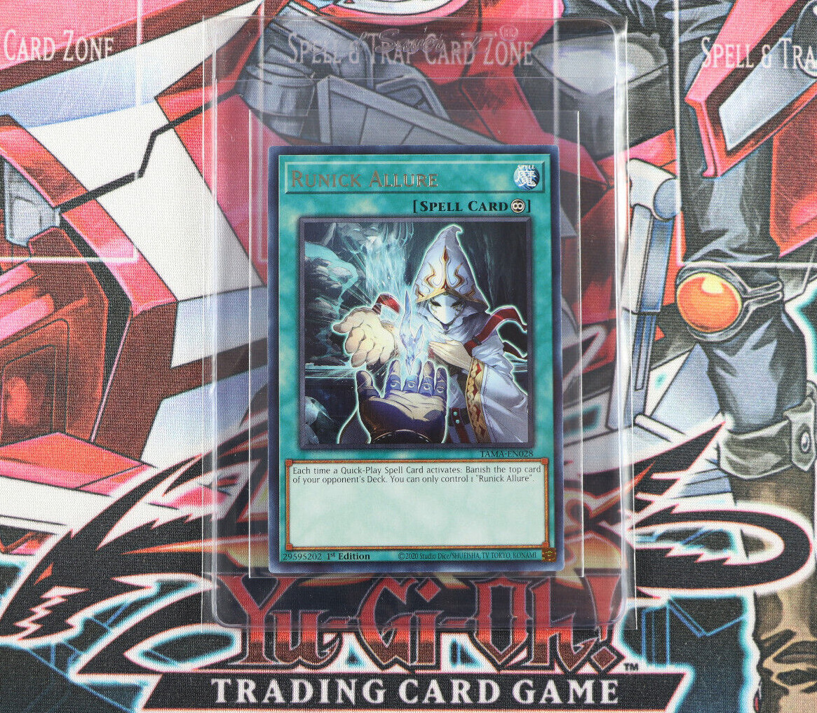 Yugioh Spell Card Runick Allure TAMA-EN028 1st Edition Rare | eBay
