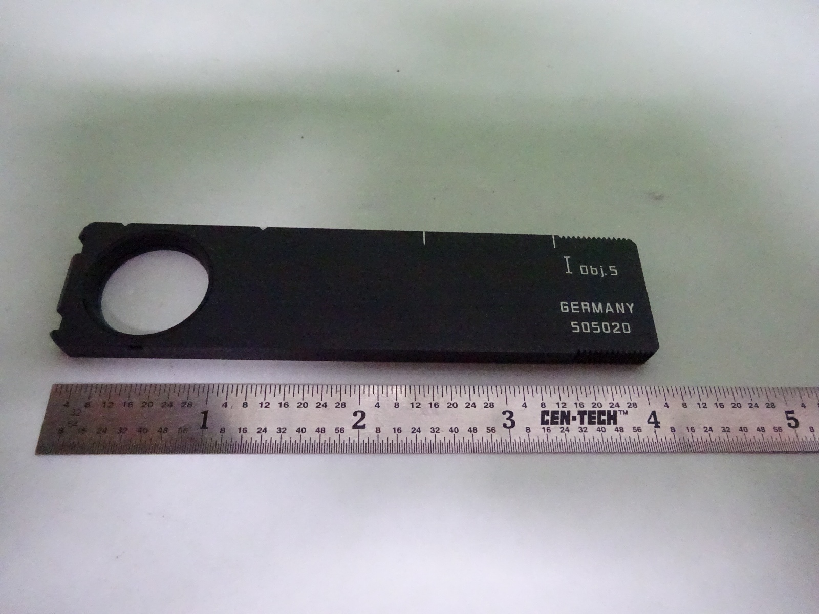 MICROSCOPE PART LEITZ GERMANY SLIDE 505020 OPTICS AS IS BIN#Y2-29 | eBay
