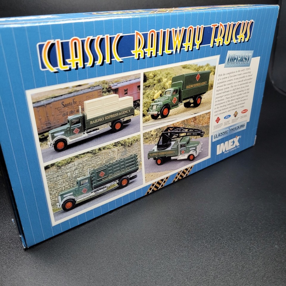 IMEX HO Scale Burlington CB&Q Diecast Classic Railway Trucks Set of 4 ...