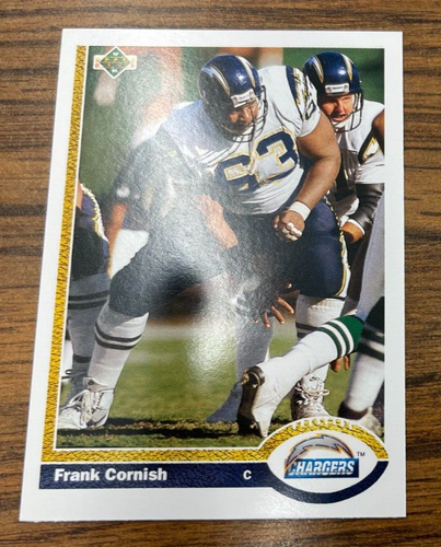 1991 Upper Deck Card # 186 Frank Cornish - San Diego Chargers | eBay