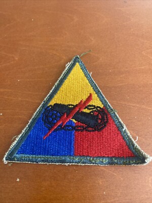 US ARMY ARMORED Forces Unit Triangle PATCH INV1401 | eBay