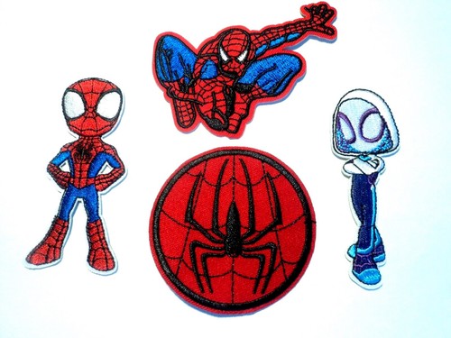 1x Spider Man Spider-verse Patches Embroidered Cloth Badge Applique ...