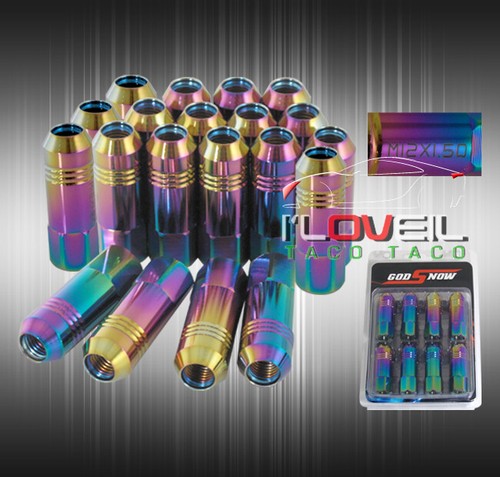 M12X1.5mm Wheel Rim Lug Nuts 20 Pieces Flashy Vip Luxry Jdm Neo ...