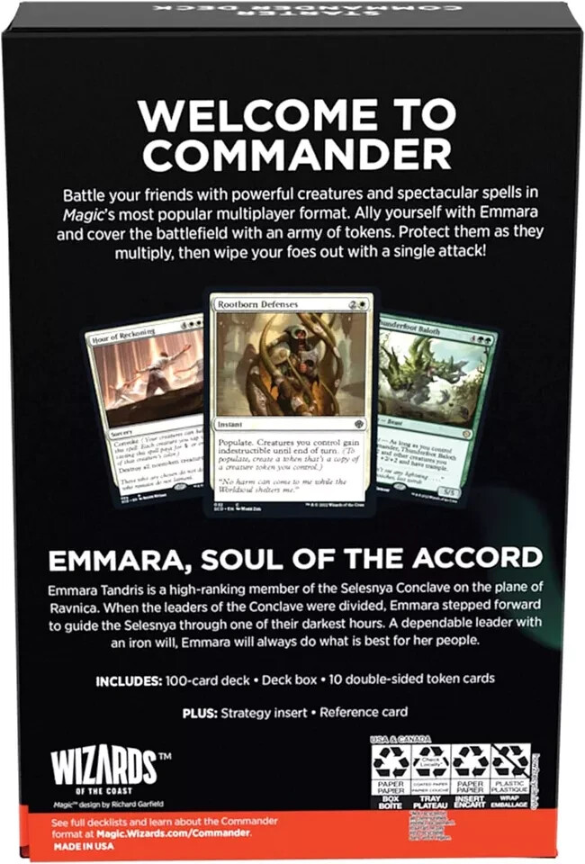 MTG, Magic The Gathering, Token Triumph ~ Starter Commander Deck ~ Sealed