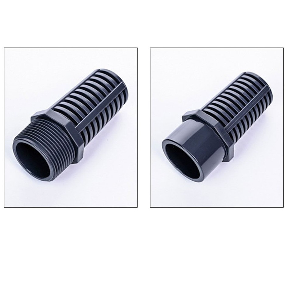 2PCS Dark Grey Permeable Flower Basket UPVC Overflow Strainer Pipe ...