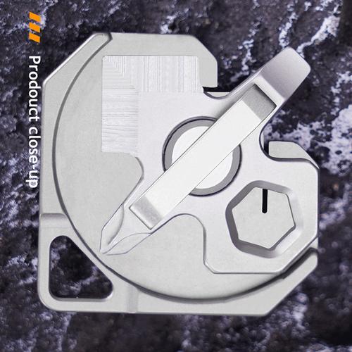 4 IN 1 Titanium Multi Tools Screwdriver Cutter Portable Camping EDC ...