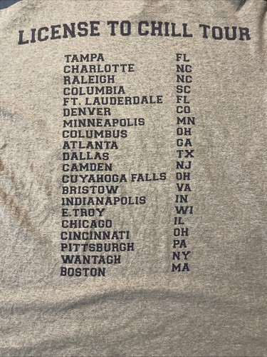 jimmy buffett shirt 2004 Large Jersey Design Giant Tag Gray & Blue ...
