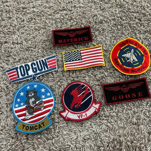 Top Gun Maverick Patches Tomcat Goose VF-1 Movie Military On Set | eBay