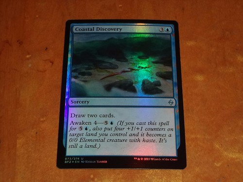 1x Foil - Coastal Discovery - Magic the Gathering MTG Battle for ...