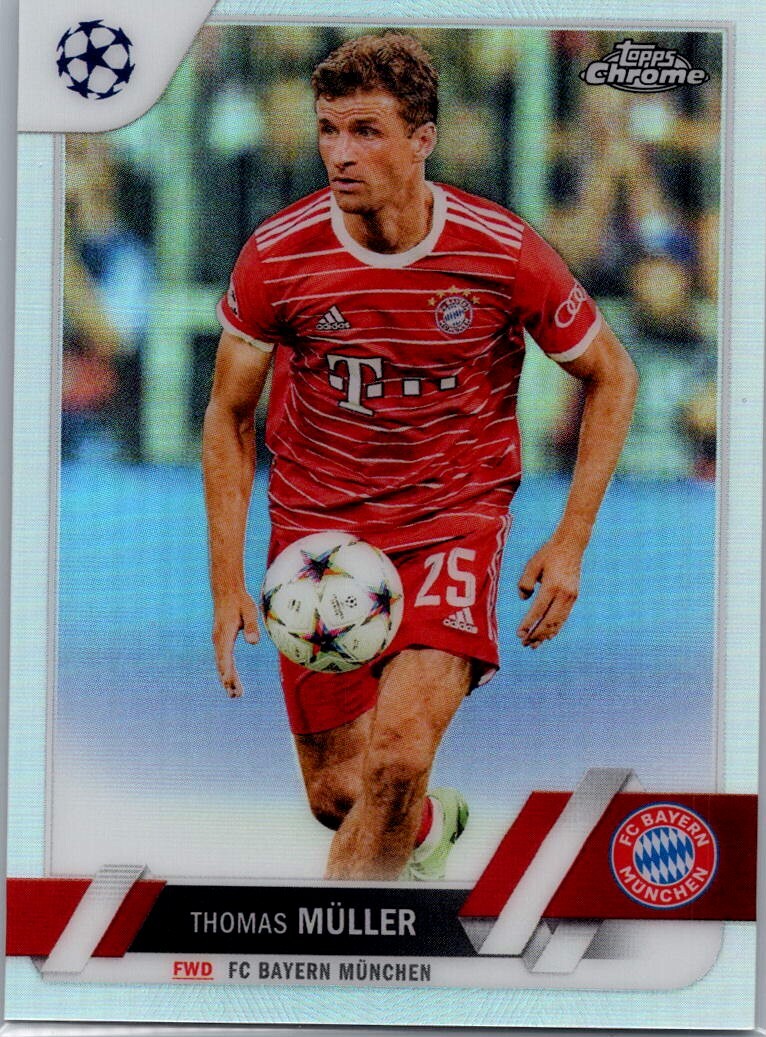 2023 TOPPS CHROME REFRACTOR THOMAS MÜLLER FC BAYERN MUNCHEN #187 | eBay
