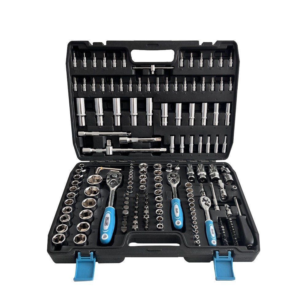 Professional 172 Pcs Ratchet Socket Set 1/4" 3/8" 1/2" Tool Kit ...