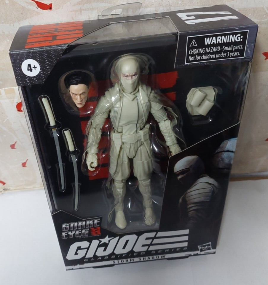 Hasbro Gi Joe Classified Series Snake Eyes Storm Shadow Figure variant ...
