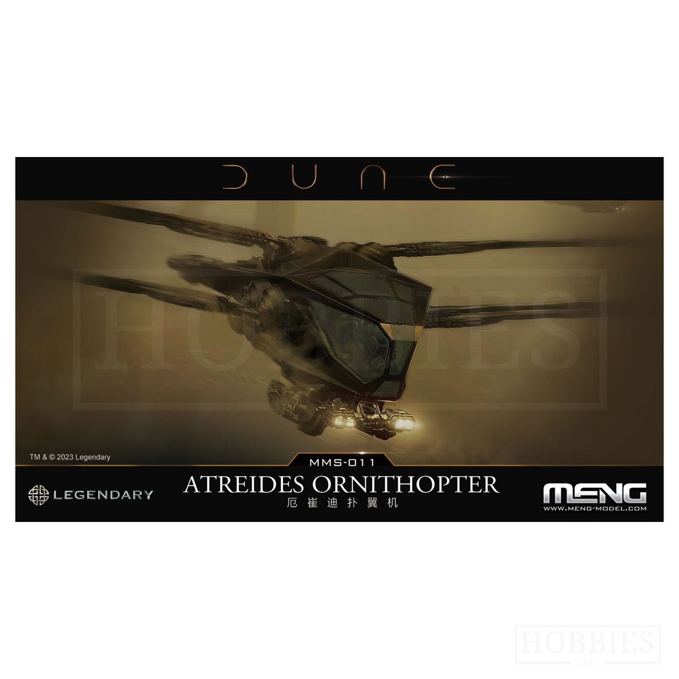 Dune Meng Model Kits Atreides Ornithopter Spice Harvester Harkonnen ...