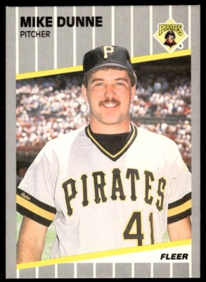 1989 Fleer #207 Mike Dunne Pitcher Pittsburgh Pirates FREE shipping | eBay