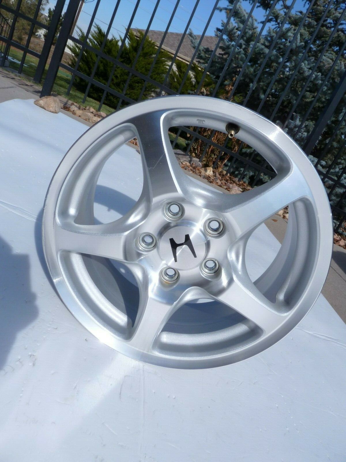 00-2003 Honda S2K S2000 Machined Polished Front WHEEL 16 inch OEM RIM 5 ...